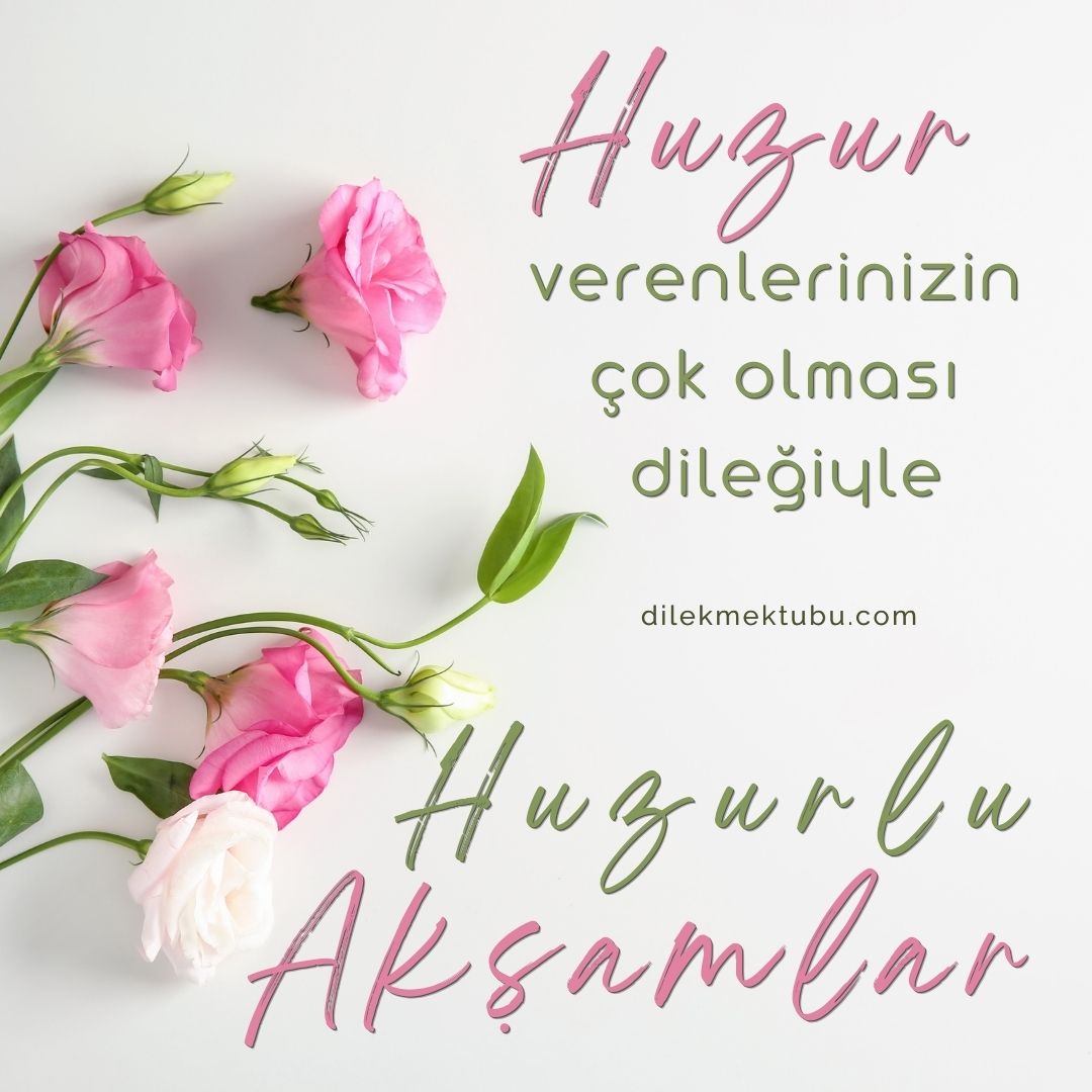 Resimli ve Yazılı Akşam Mesajları